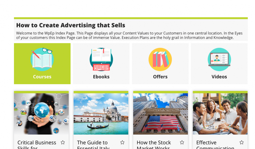 All Categories Filter – eLearnCommerce Pro