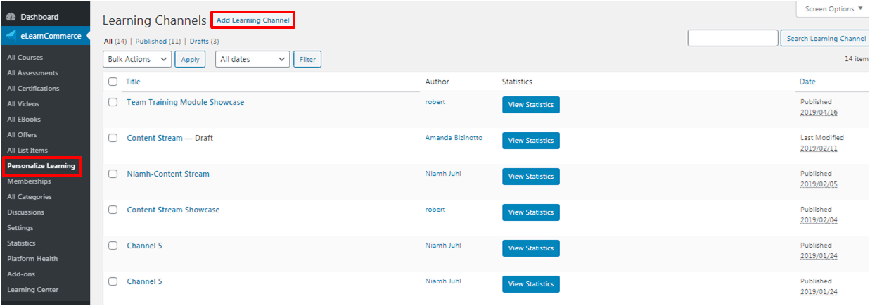 How to Setup the Personalized Learning Module Step by Step – eLearnCommerce Pro