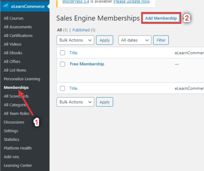 How to create a Membership Upgrade Sequence using the eLearnCommerce Sales Engine ...