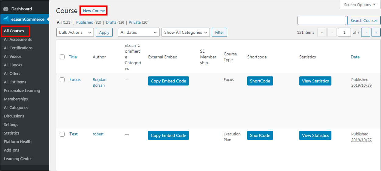 How to Create a Course – eLearnCommerce Pro