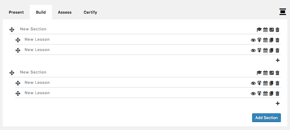 Adding Lessons and Sections – eLearnCommerce Pro